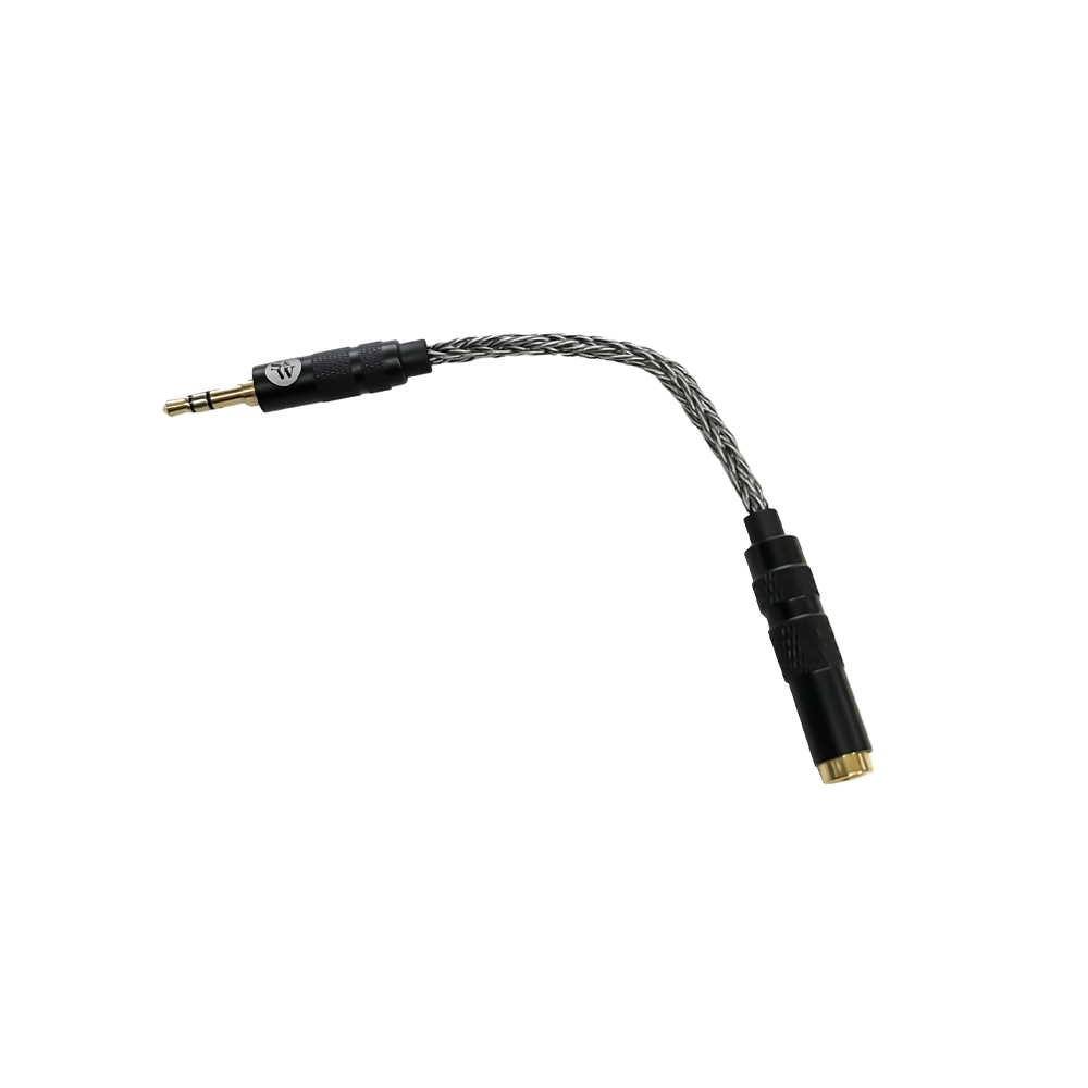 SW-4435A 4.4mm Female to 3.5mm Male 8-Core Silver Adapter – Strauss ...